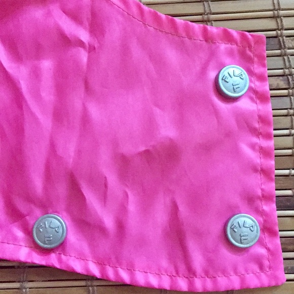 Fila | Jackets & Coats | Vintage 8s Fila Neon Pink Ski Jacket Hood ...